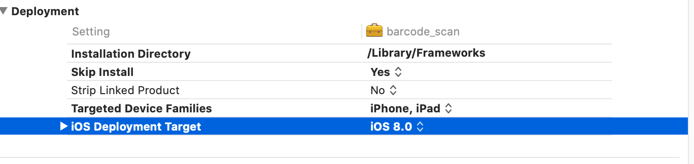 [Flutter] error: compiling for iOS 8.0, but module ‘SwiftProtobuf’ has a minimum deployment ...